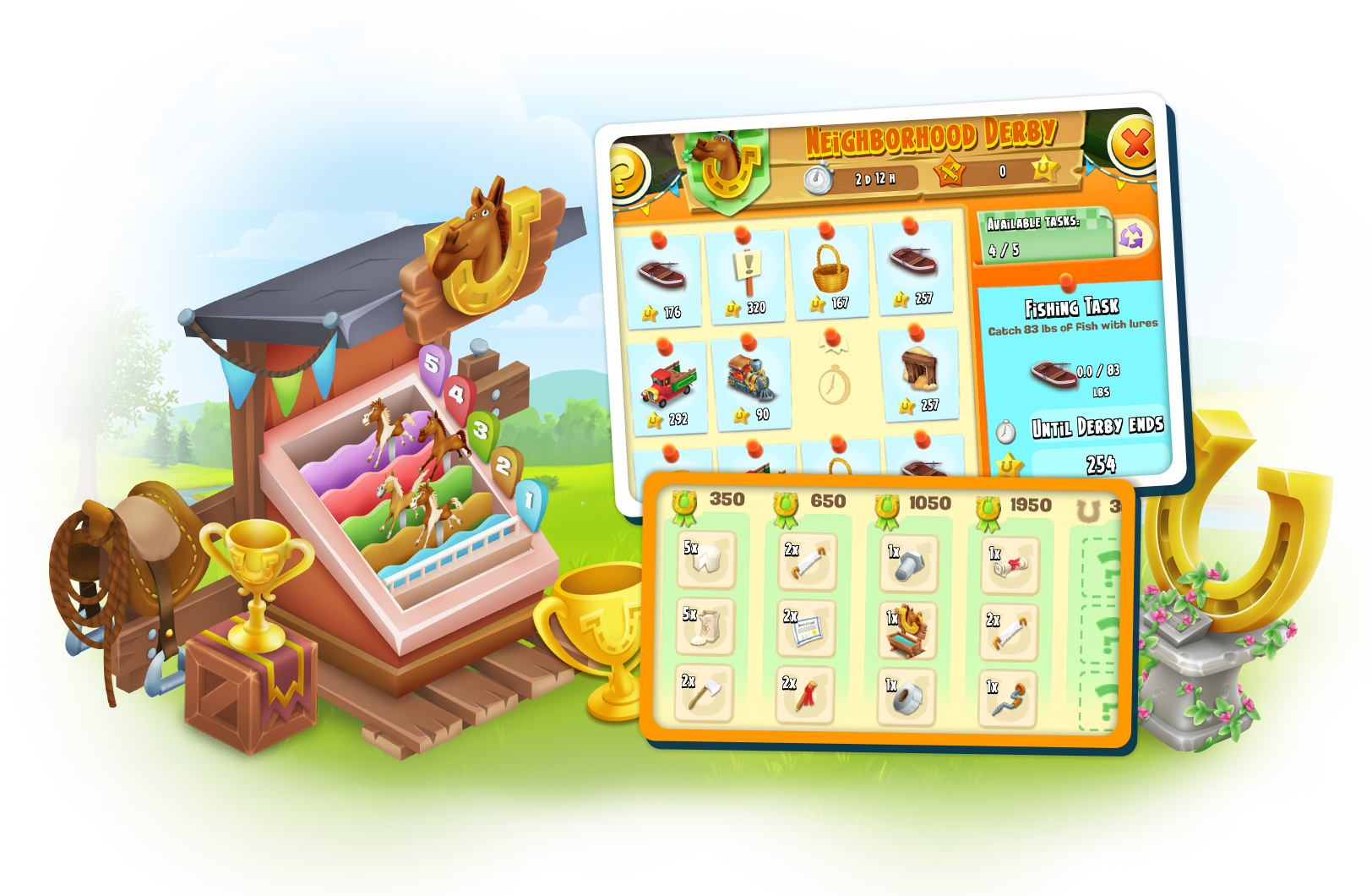 Derby Decorations Hay Day | Shelly Lighting